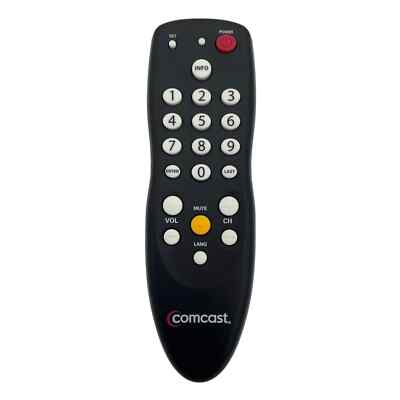 COMCAST XFINITY DTA Remote Control With Batteries & Instruction Black ...