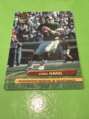 1992 Fleer Ultra - #430 Chris Hakel Washington Redskins. Rookie card ...