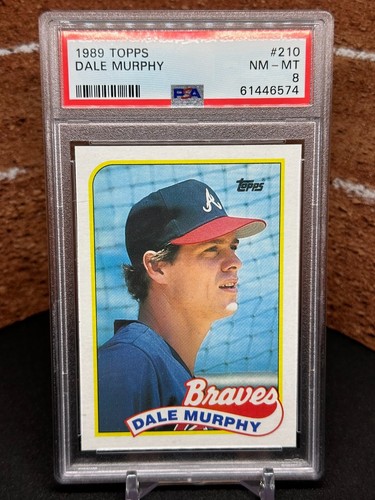1989 TOPPS 210 DALE MURPHY PSA 8 Near Mint Mint | eBay