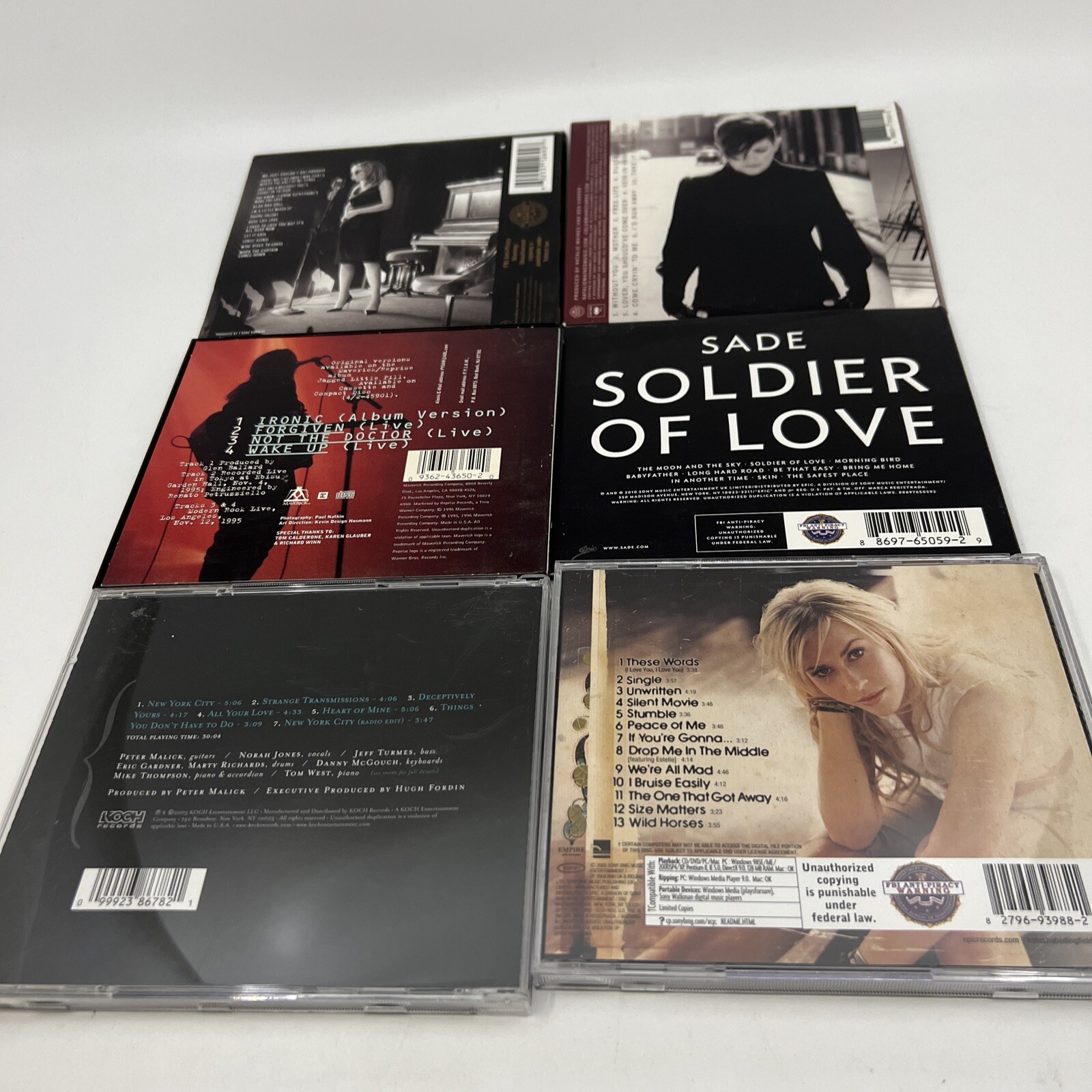 6 CD Lot Pop women Norah Jones Sade Alanis Morissette Diana Krall S4 | eBay