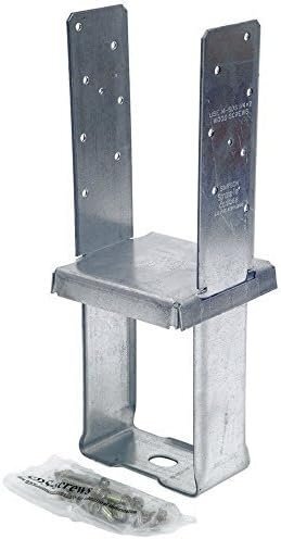 Simpson Strong Tie CBSQ66-SDS2 12-Gauge 6x6 Standoff Column Base with ...