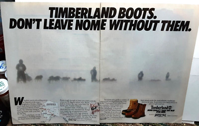 1987 Timberland Boots Dont Leave Home Without Them Original Print Ad ...