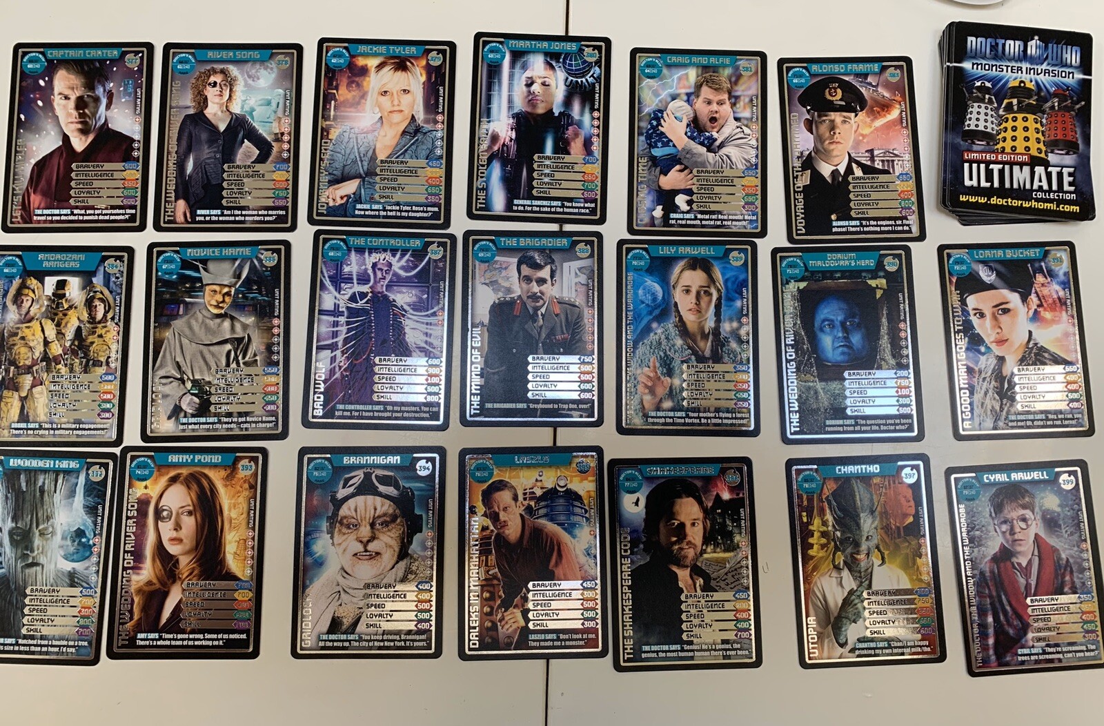 DR WHO MONSTER INVASION CARDS 346-476 CHOOSE YOUR OWN | eBay UK