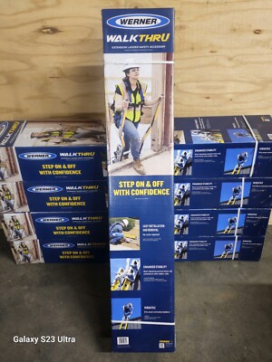 Werner Walk-Thru X300010 - Extension Ladder Walk Thru - Safety Rail | eBay