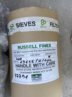 Russell Finex Filter Microscreen #49655; 400 Size Microns Aperture H | eBay