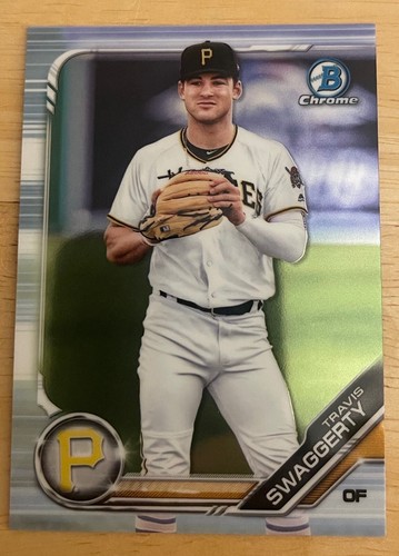 2019 Bowman Chrome #BCP93 Travis Swaggerty Pittsburgh Pirates Baseball ...