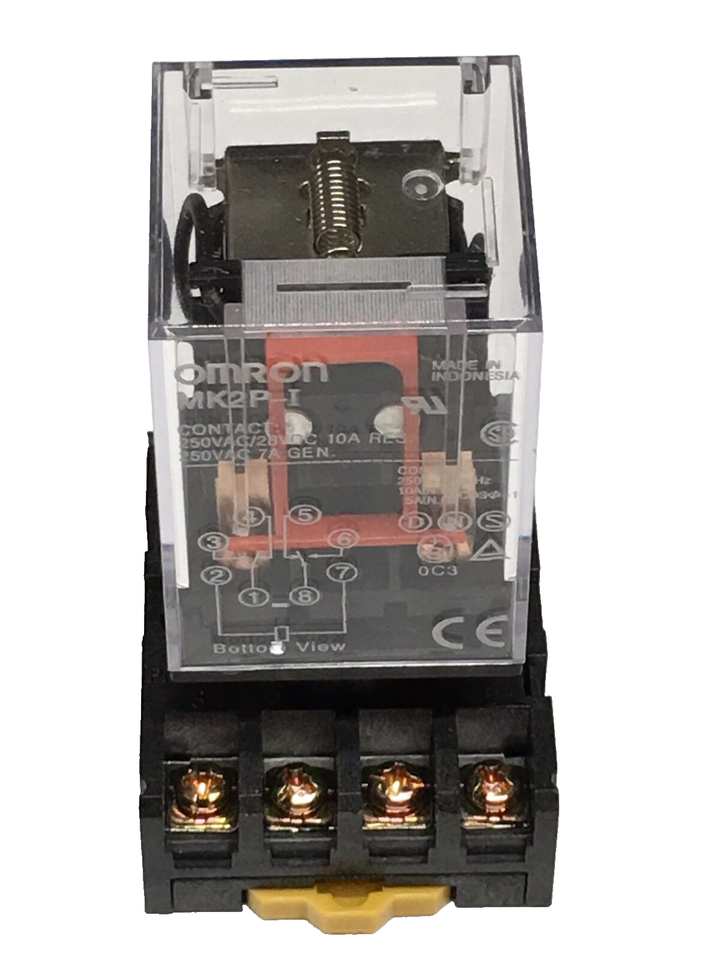 Relay MK2P-I MK2P MK2 AC 12V AC 8 Pin 10A 250VAC and PF083A Socket 5 ...