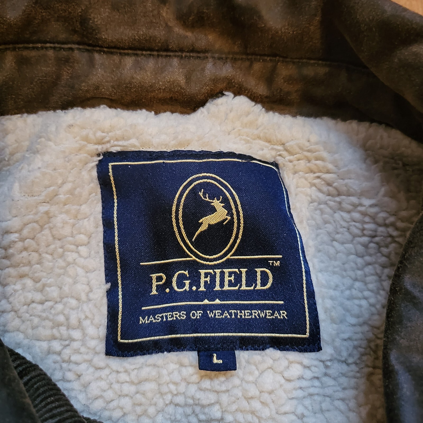 P G Field Jacket Brown Corduroy SIZE XL Country Shooting Farmer Field ...