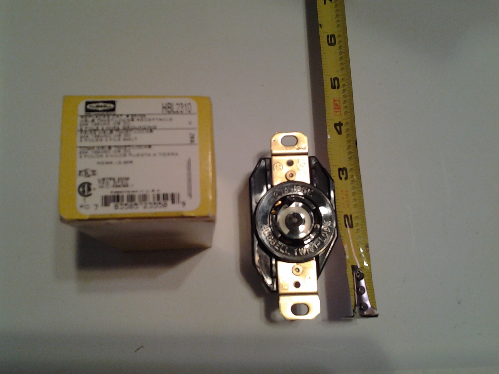 Hubbell HBL2310 NEMA L5-20r Twist Lock Receptacle 20a 125v for sale ...
