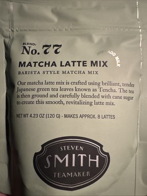 Steven Smith Tea maker Matcha Latte Mix Blend No 77 Barista Style 4.23 ...