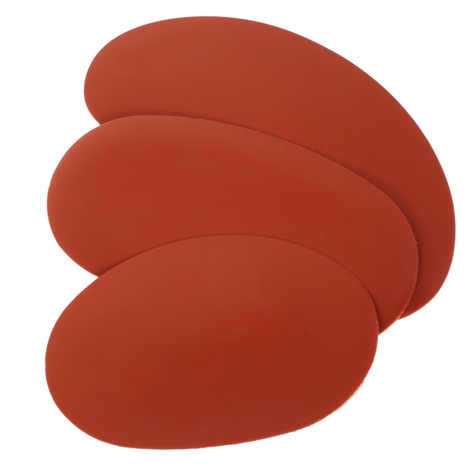 3 Pcs Red Silicone Clay Artist Auxiliary Art Special Tools for Pottery ...