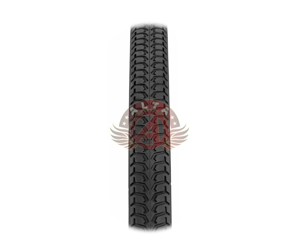 ALTA BICYCLE 27x 1 3/8 BLACK TIRES CHEVRON/HERRINGBONE w/33mm SCHRADER ...