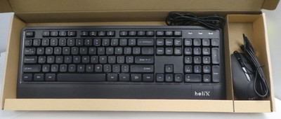 Helix Wired Keyboard & Mouse Set HKM100 New / Open Box | eBay