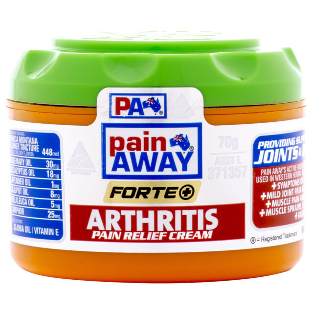 Pain Away Forte Arthritis Pain Relief Cream - 70g for sale online ...