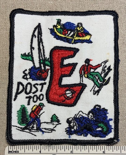 Vintage EXPLORER POST 700 Boy Scout Badge PATCH BSA Twill RE Camp ...