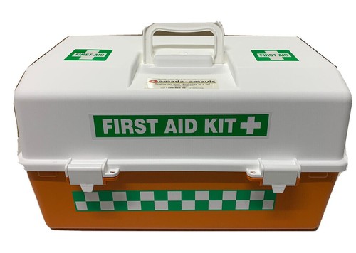 XL FIRST AID TACKLE Hi Vis Orange White 2 tray W465 D300 H254mm AMADA ...