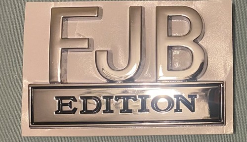 2x FJB Edition Letter Emblem Badge Truck SUV Tailgate Car Decal Bumper ...