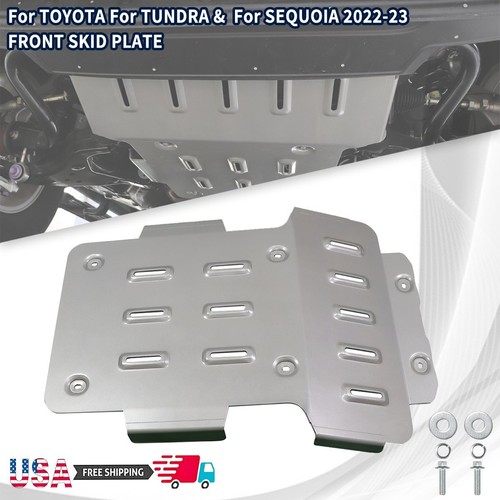 FRONT SKID PLATE SOLID 6MM FOR TOYOTA TUNDRA 22+ ENGINE GUARD COVER # ...