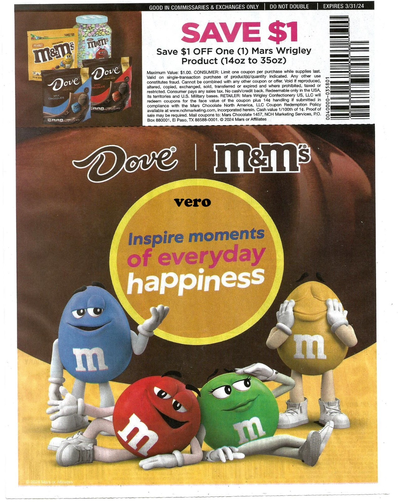 2024 print ad M&M's EASTER inspire moments mms M&M candy magazine ...
