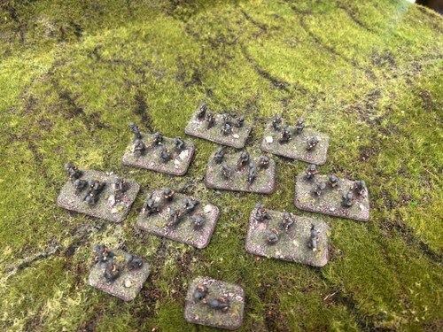 Flames of War German GE702 grenadier platoon x10 Painted FOW ...