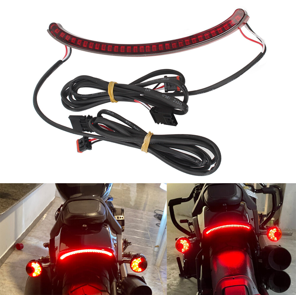 Fender For Harley Fat Bob Led Tail Light M8 "Fat Bob" Led Taillight