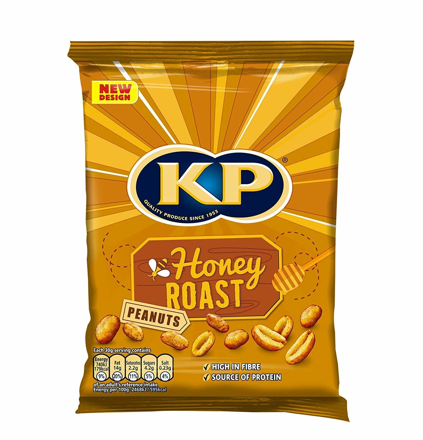 KP Nuts Honey Roast Peanuts - 65g - Pack of 4 | eBay