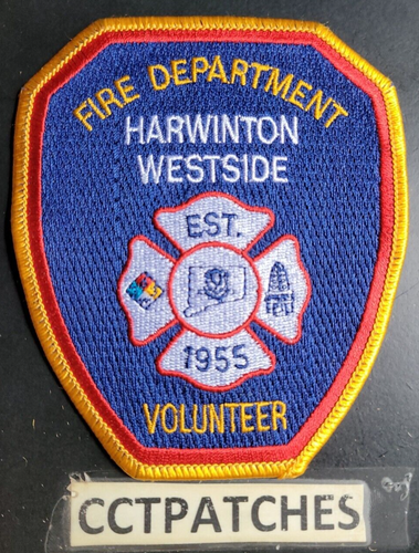 HARWINTON WESTSIDE, CONNECTICUT VOLUNTEER FIRE DEPARTMENT PATCH CT | eBay