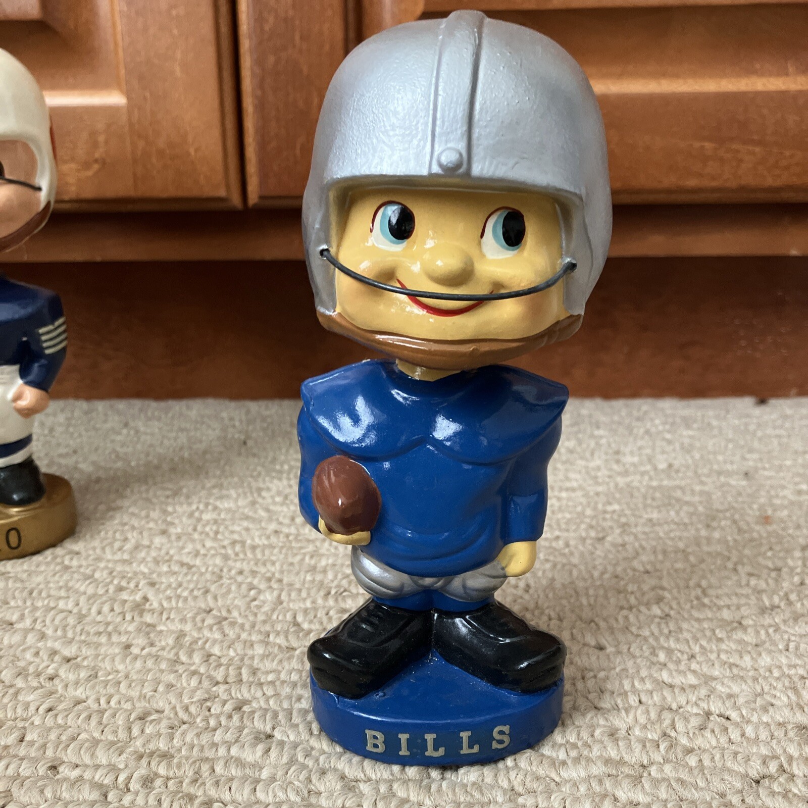 Buffalo Bills AFL Earpad Toes Up 1960 1965 Vintage Bobblehead NFL ...
