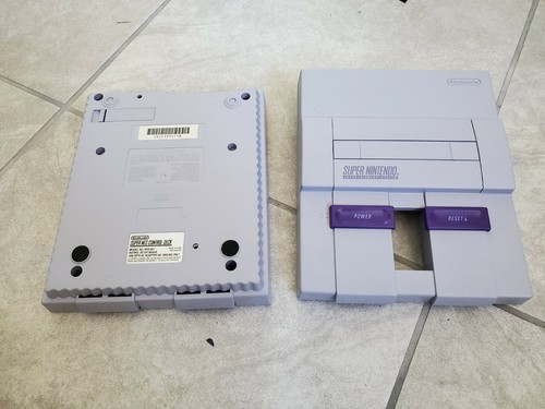 used original Super Nintendo Replacement Console Shell snes gray | eBay