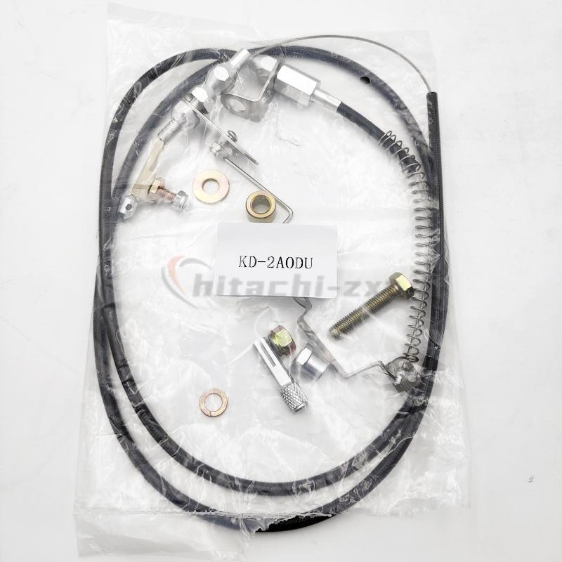Lokar KD-2AODU Black Kickdown Cable For Ford AOD Transmission Heavy ...