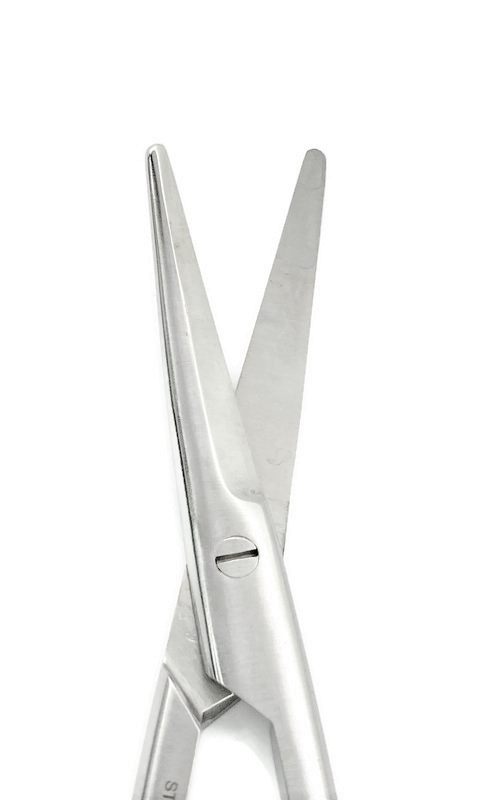 Pilling 14-1315 MAYO Beveled Blade Surgical Operating Scissors, Curved ...