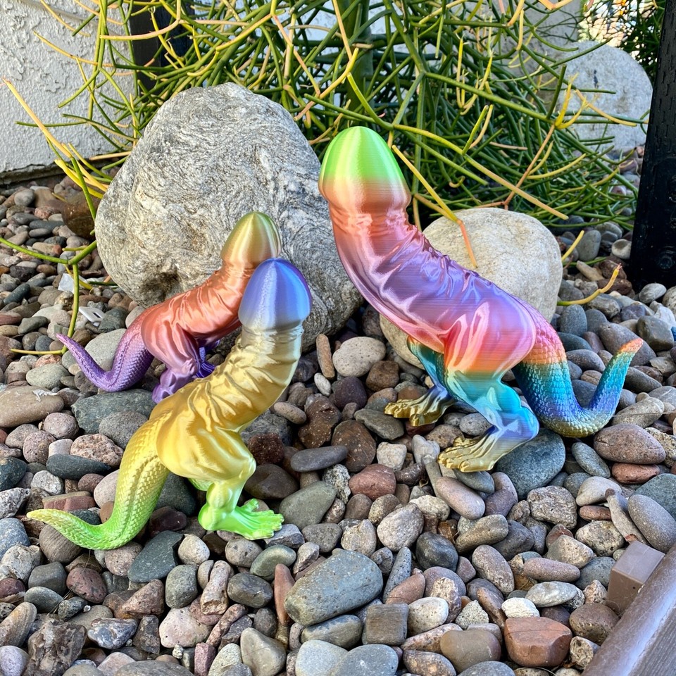 Dickasaurus Rex Dino Dick 3D Printed Model Fathers Day Gag Prank Gift ...