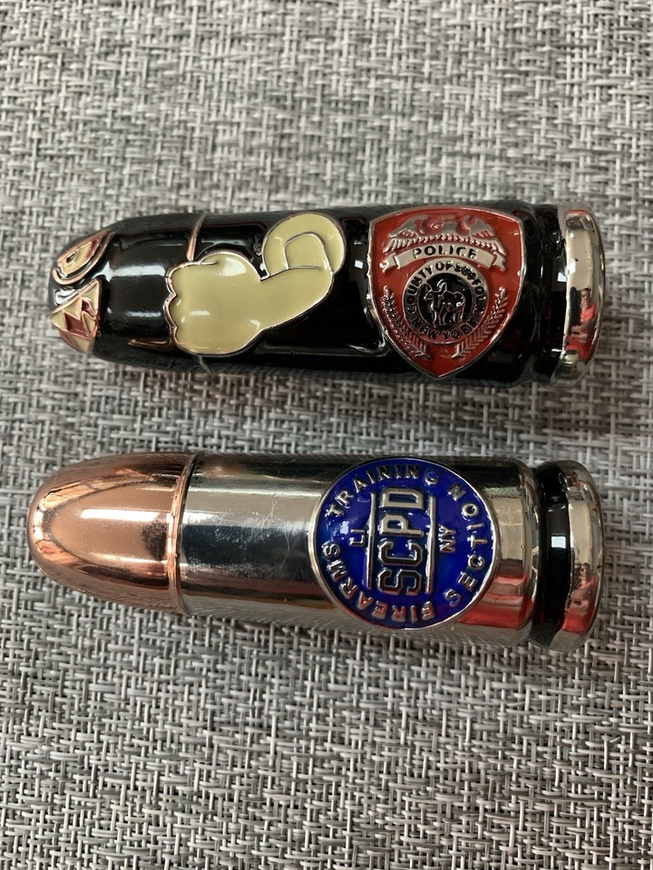 SUFFOLK COUNTY POLICE SCPD BULLET RANGE FIREARMS PAPERWT CHALLENGE COIN ...