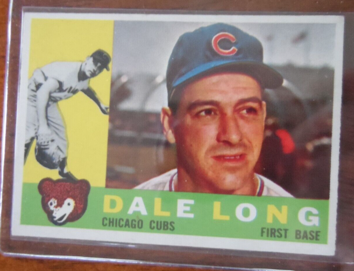1960 TOPPS BASEBALL #375 DALE LONG CHICAGO CUBS NM 0-32 | eBay