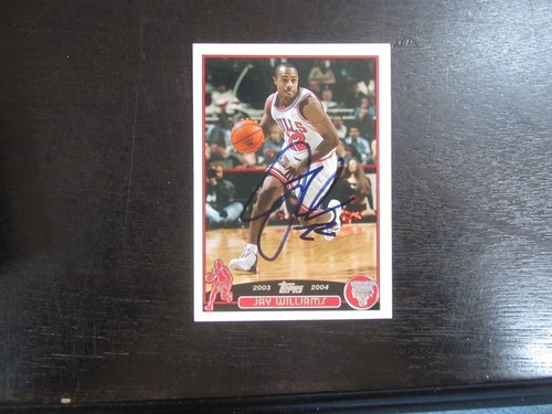 2003-04 Topps # 22 Jay Williams Autograph Signed Auto Card (B) Chicago ...