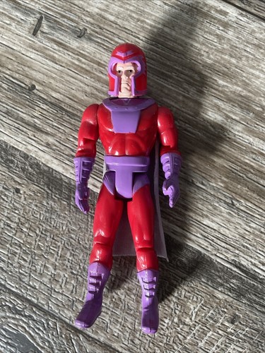 Vintage Marvel MAGNETO 5" Action Figure X-Men ToyBiz w/ Cape Helmet ...
