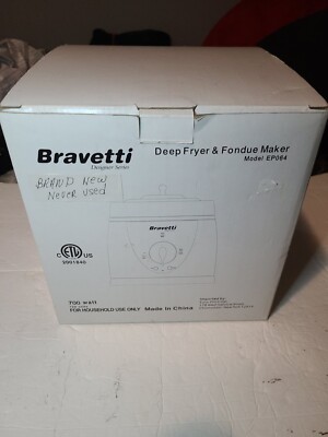 Fondue maker BRAVETTI Deep Fryer Fondue maker Model EP064 | eBay