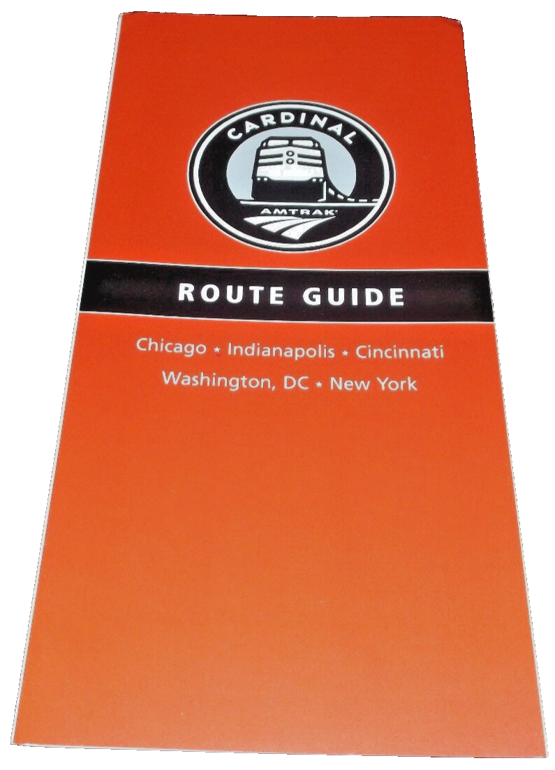 2005 AMTRAK CARDINAL ROUTE GUIDE | eBay