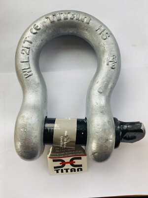 Titan Marine 10319619 Heavy Steel Galvanized 1-3/8” Shackle | eBay