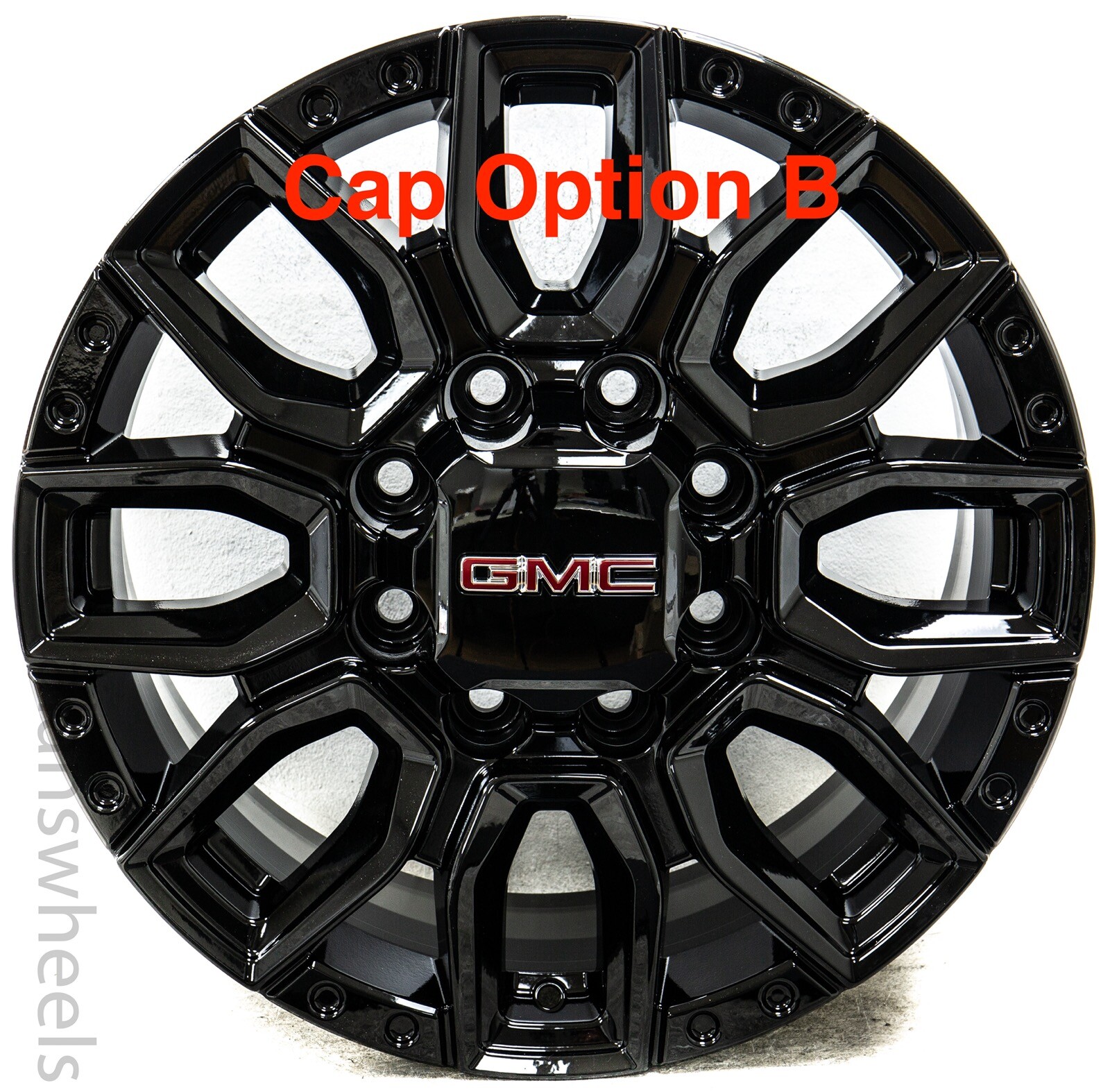4 New 20” GMC Sierra 2500 3500 HD Replica Gloss Black 8 Lug Wheels Rims ...