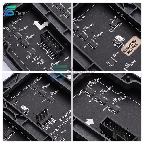 64x32 P4 Advertising Screen Display LED Colour Screen Module 2048pcs ...