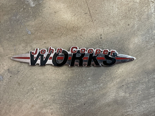 02-08 Mini Cooper JCW Rear Trunk Lid Badge R50 R52 R53 John Cooper ...