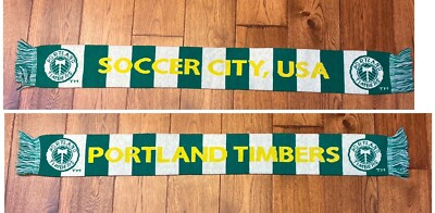 VINTAGE Portland Timbers Scarf Soccer City USA MLS USL NASL Army | eBay