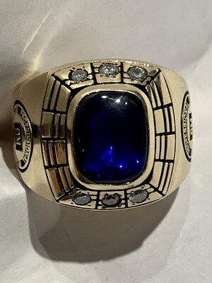 10K Gold General Motors Professional Service Guild Men's Estate Ring ...