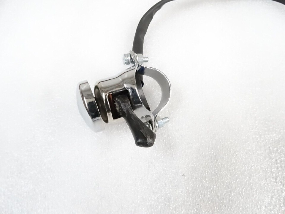 For Vintage Classic British Motorcycle Chrome Clamp - On Horn / Dip ...