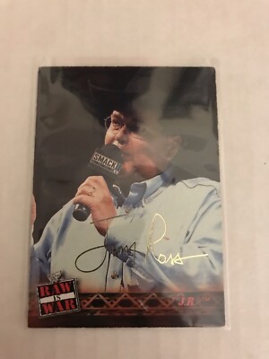 2001 WWF / WWE RAW IS WAR SIGNATURE Card Jim J.R. Ross 1.00 Shipping | eBay