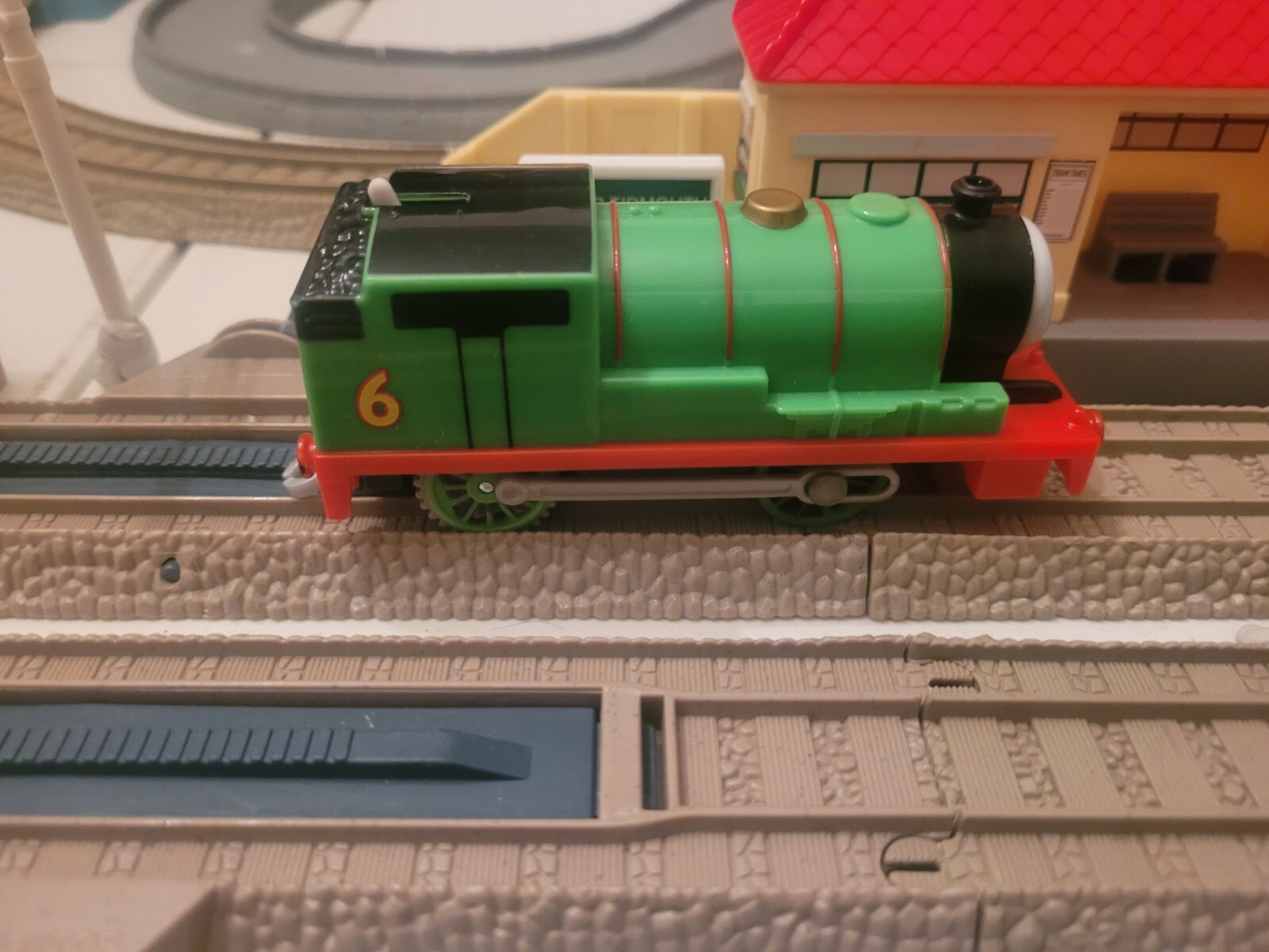 Thomas Track Trackmaster Percy 2011 Mattel (CUSTOM WHEELS AND BUFFERS ...