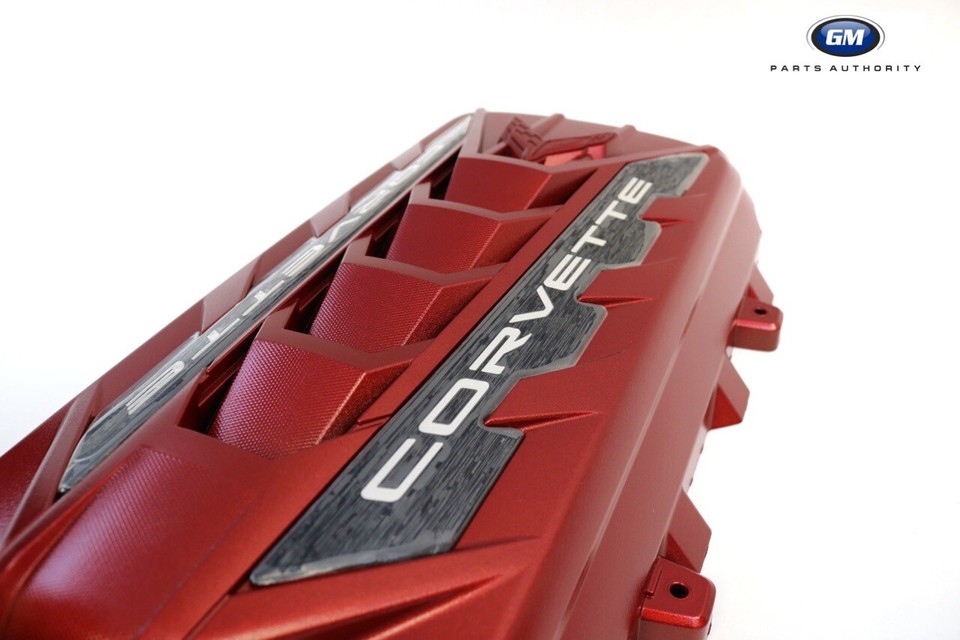 2020-2025 Chevrolet Corvette C8 6.2L Engine Cover 12697368 Edge Red OEM ...