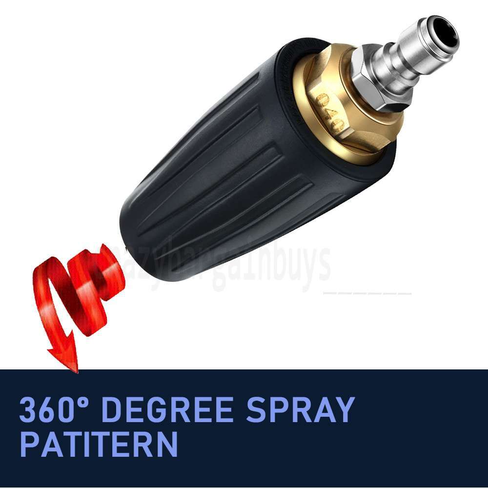 Pressure Washer Turbo Head Nozzle For High Pressure Water Cleaner 1/4 ...
