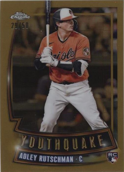 2023 Topps Chrome - Youthquake Adley Rutschman #YQ-19 Gold Refractor ...